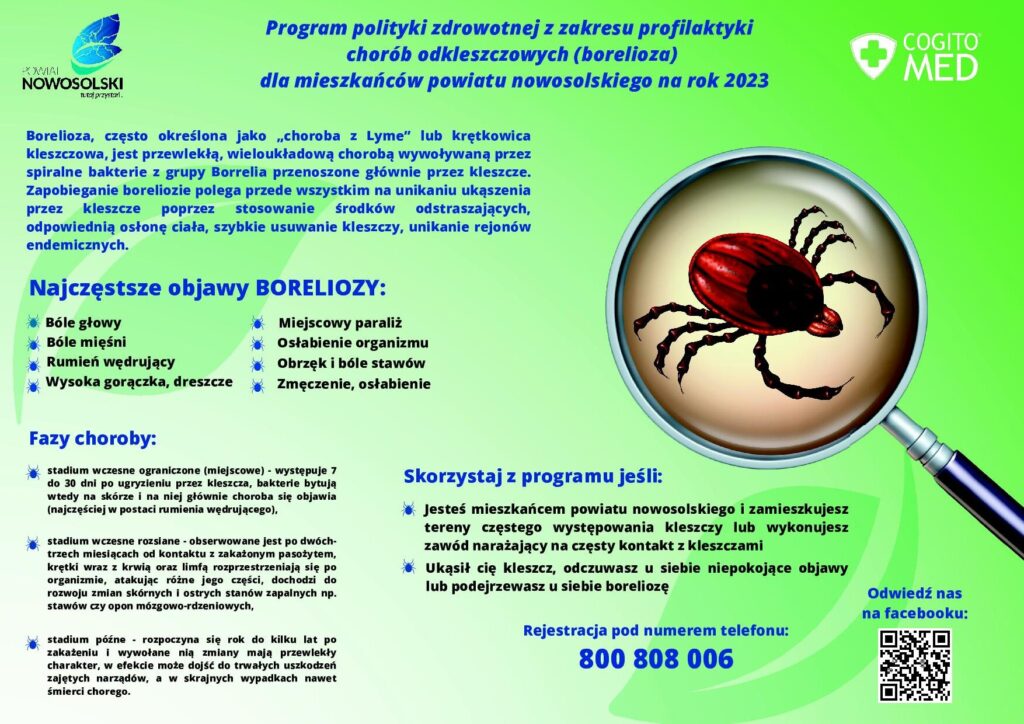 Borelioza – ulotka1_proc – Bytom Odrzański